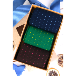 MARCO solid gift box with 3 pairs of socks | Sokisahtel